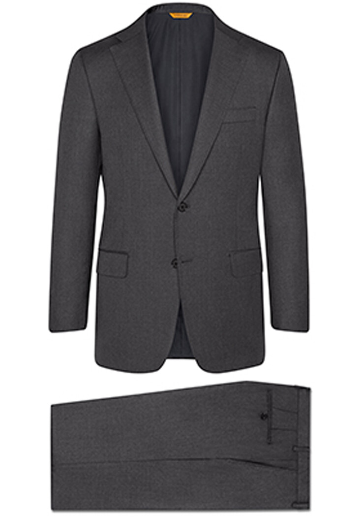 Hickey Freeman Gray Beacon Fit Traveler Suit - Size 41 R - Extra Set of ...