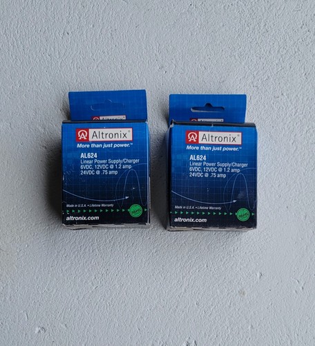 Altronix AL624 Linear Power Supply/Charger 6VDC 12VDC @ 1.2 amp, New ...