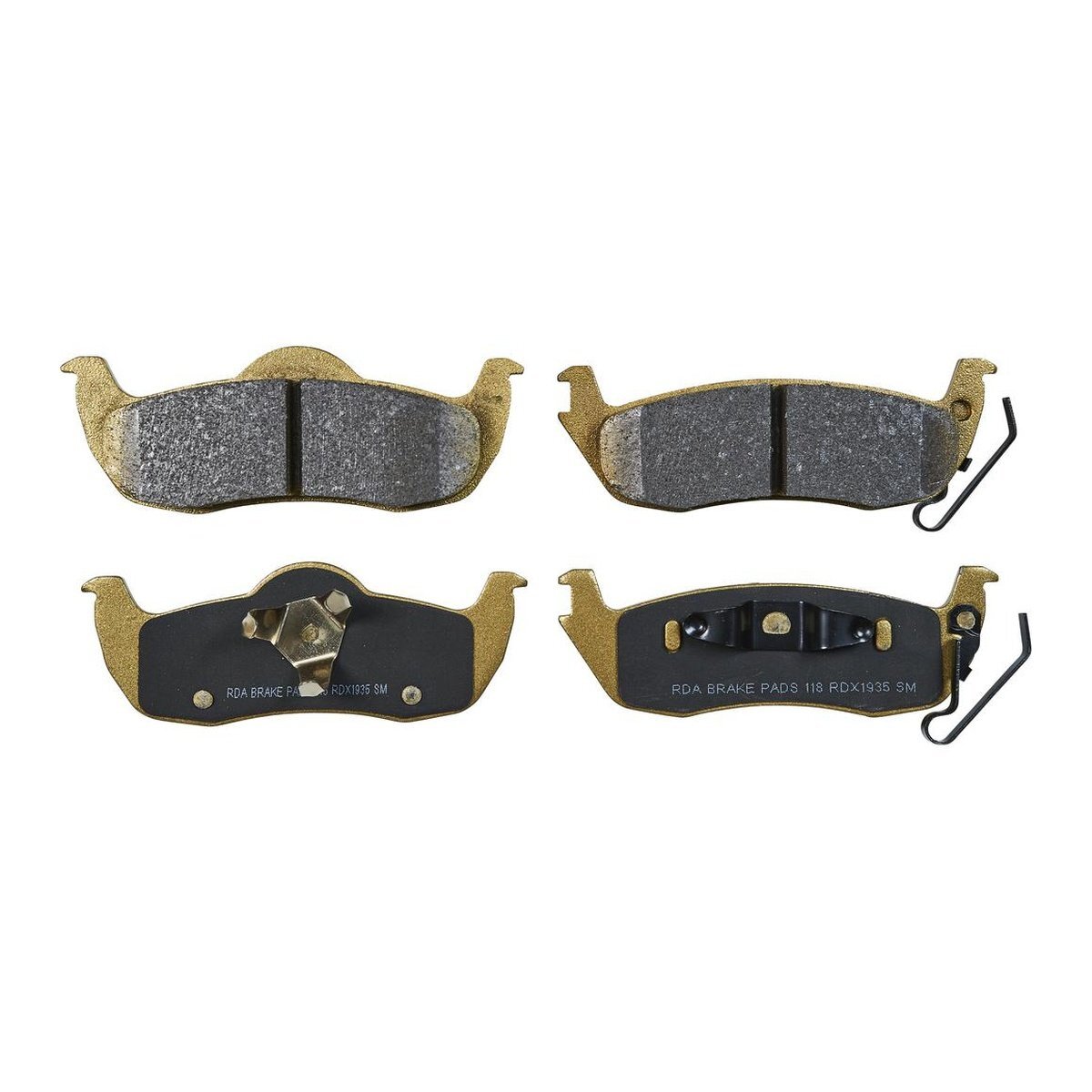 RDA Brakes Extreme Brake Pad Set Rear RDX1935SM | eBay