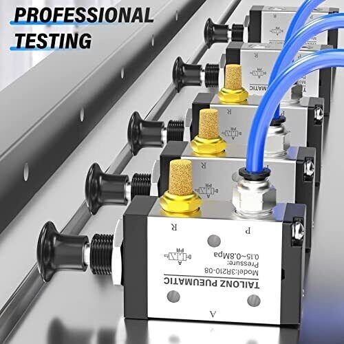 3 Way 2 Postion Air Hand Lever Operated Valve 1/4"npt Pneumatic ...