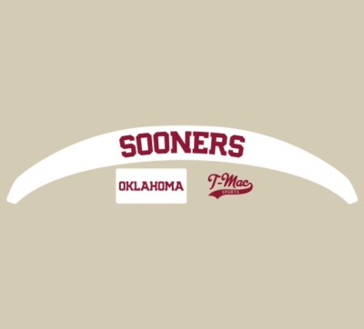 Oklahoma Sooners Riddell Speed Mini Football Helmet Bumper Decal Set | eBay