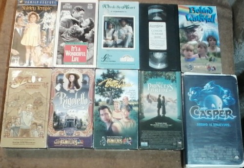 Lot of 10 ASSORTED Family Film VHS Tapes - Feature Films for Families ...
