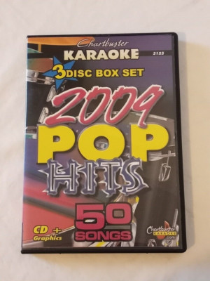 CHARTBUSTER KARAOKE 2009 The Pop Hits CB5125 50 SONGS 3 Disc Box Set | eBay