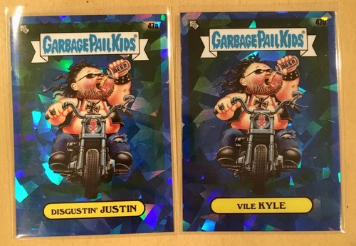 Garbage Pail Kids GPK Sapphire base Disgustin Justin and Vile Kyle, 47a ...