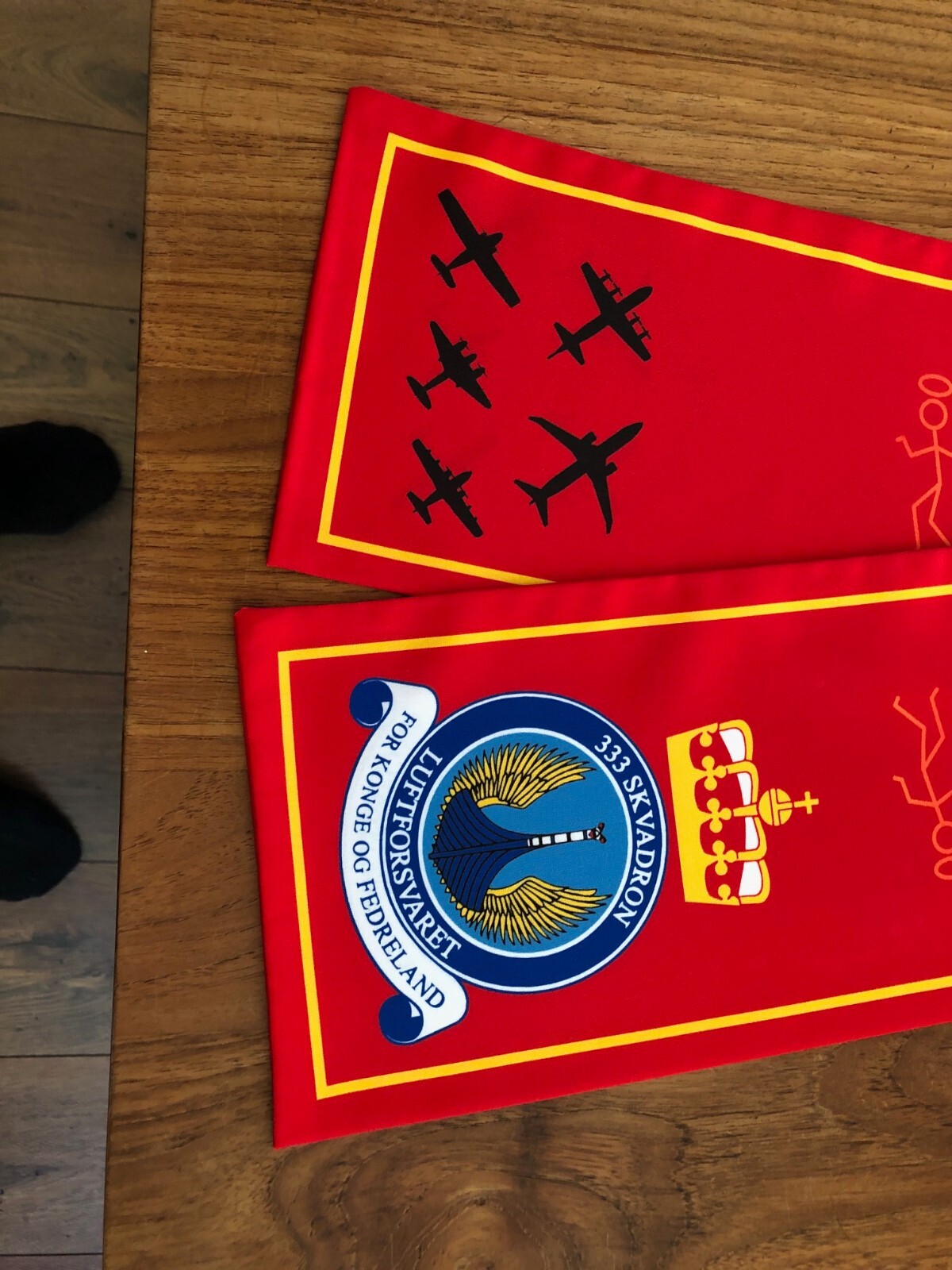 Pilot scarf 333 Skvadron Royal Norwegian AF P-3C Orion | eBay