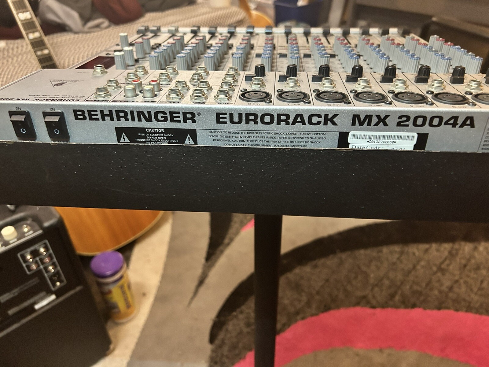 Behringer Eurorack MX 2004A with power supply 16 Channel Line Mixer ...