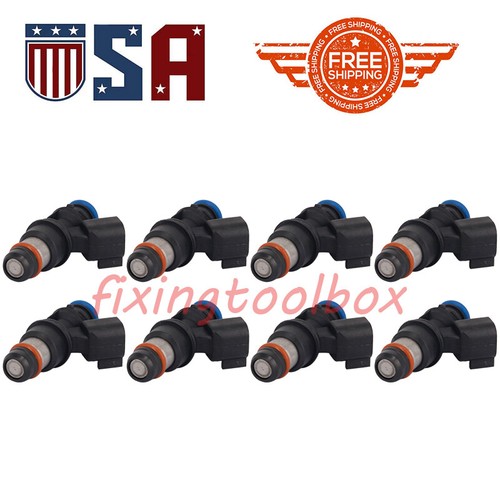 12580681 8Pcs Fuel Injectors For 2007-2009 Chevrolet Silverado 1500 ...
