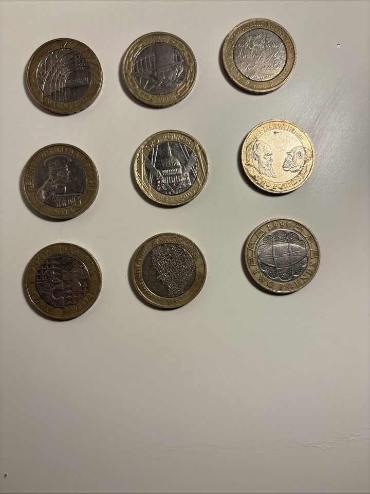 Mixture Of Rare 50 P And 2 Pound Coins | eBay UK