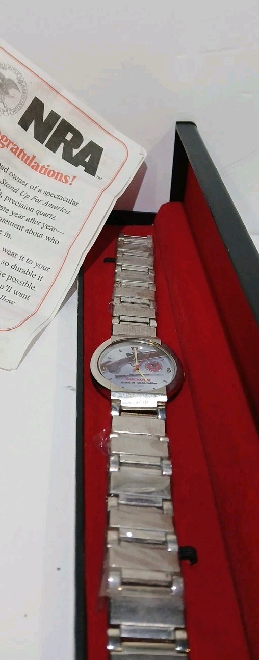 Vintage NRA Wristwatch Winchester Model 70 30.06 NIB … - Gem