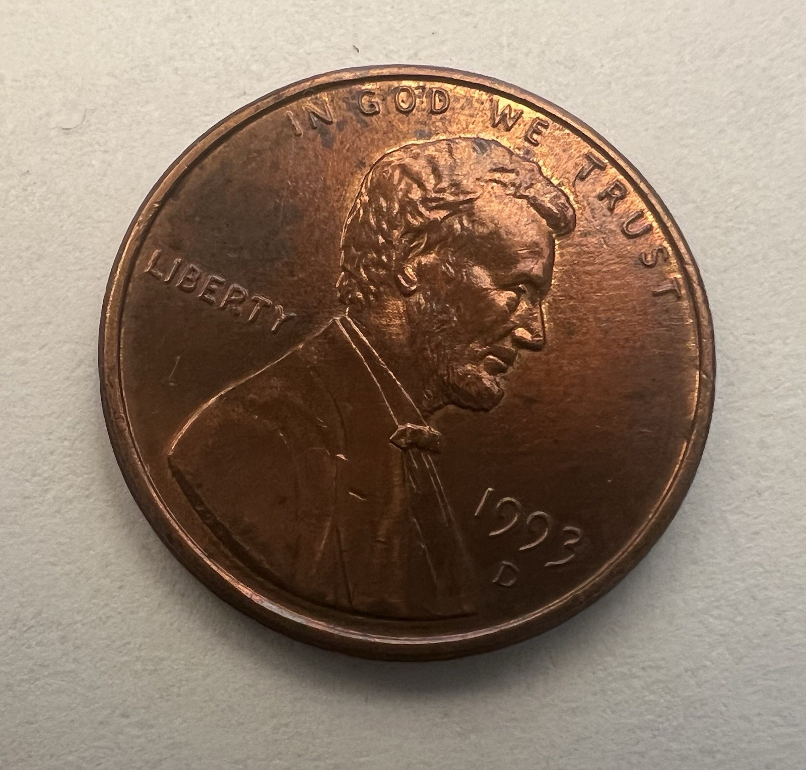 1993 D Lincoln Cent close AM | eBay