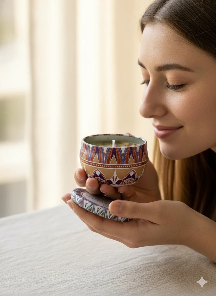 Christmas gift Soy Wax Scented Candles Long Burn, Non-Toxic Fragrance ...