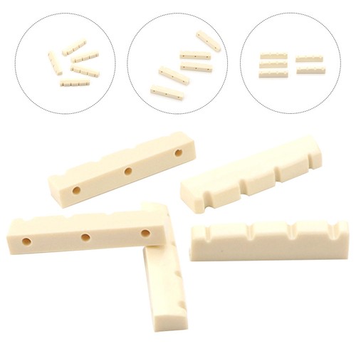 5 Pcs Pre-slotted Mandolin Nut Repair Accessories Instrument Banjo ...