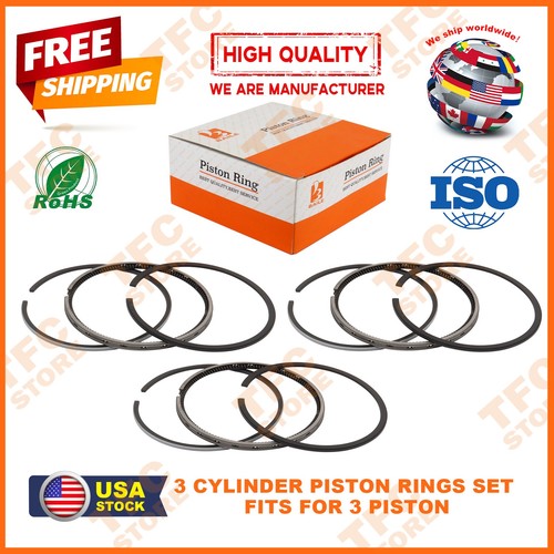 Piston Ring STD 15901-21050 For Kubota D905 V1100 V1205 D850 3D72 ZB600 ...