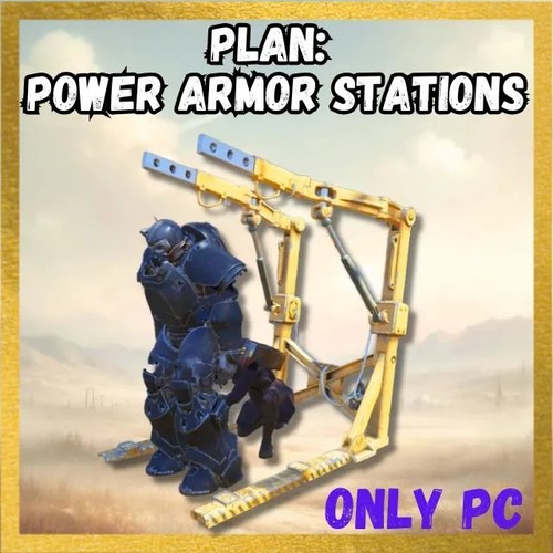 FALLOUT 76 PC Plan: Power Armor Stations | eBay