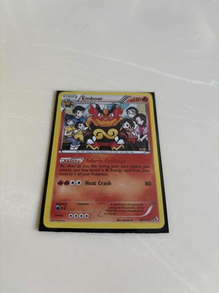 Pokemon TCG - Emboar 27/113 Legendary Treasures Holo Rare | eBay