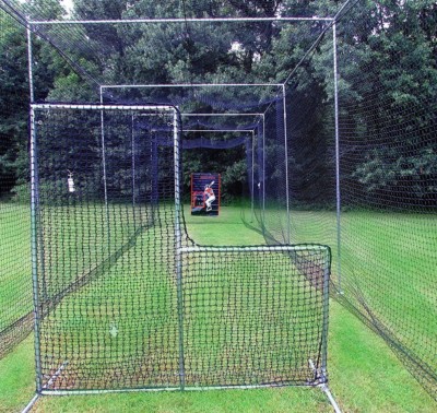 6' x 7' L-Screen Pitcher Residential Baseball Safety Frame and #42 60 ...