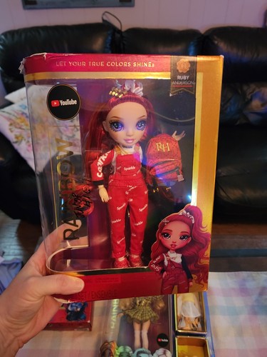 Rainbow High Jr High Ruby Anderson 9-inch RED Fashion Doll with Doll ...