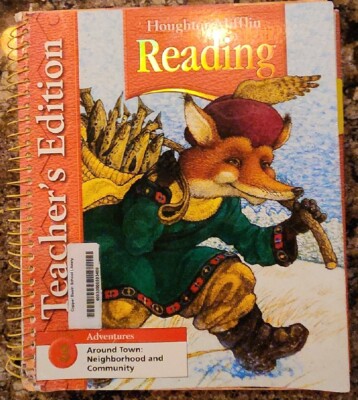 Houghton Mifflin Reading Teachers Edition Theme 3 Grade 2 Around Town ...