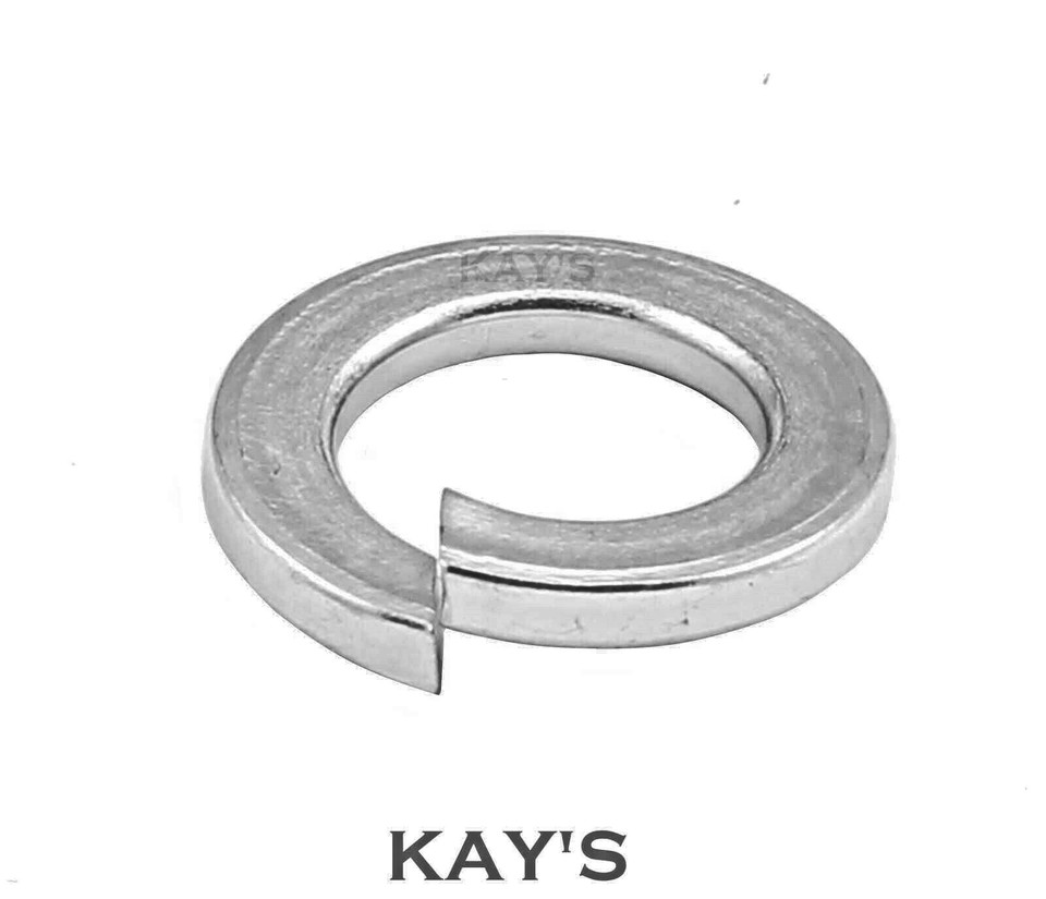 SPRING WASHERS RECTANGULAR COIL SECTION METRIC LOCK A2 STAINLESS STEEL M2 - M30 | eBay UK