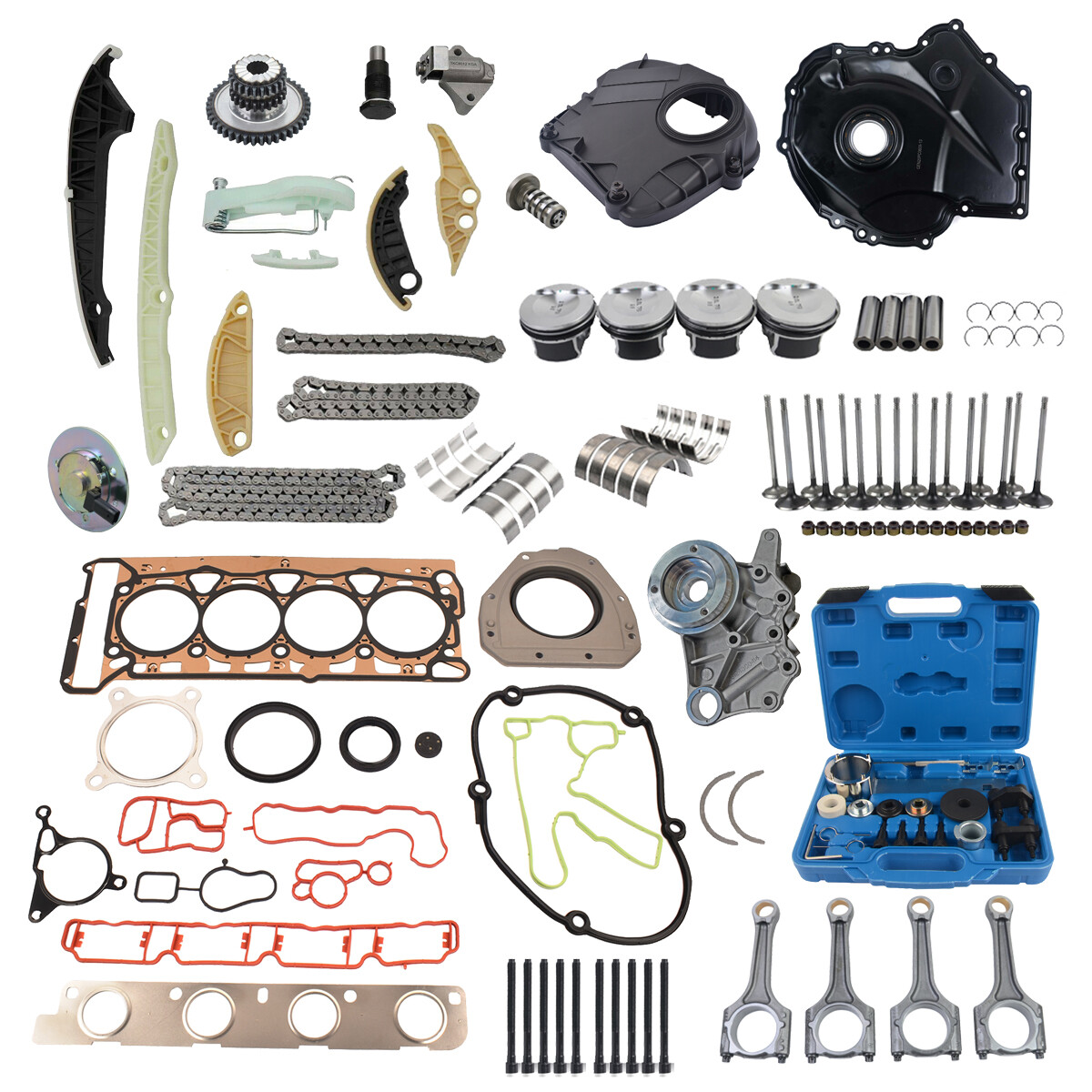 Engine Overhaul Rebuild Kit For VW GTI Passat Audi A4 TT 2.0TFSI CCTA ...