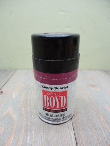 Testors Colors By Boyd Kandy Scarlet Enamel Spray Paint #52902 3oz New ...