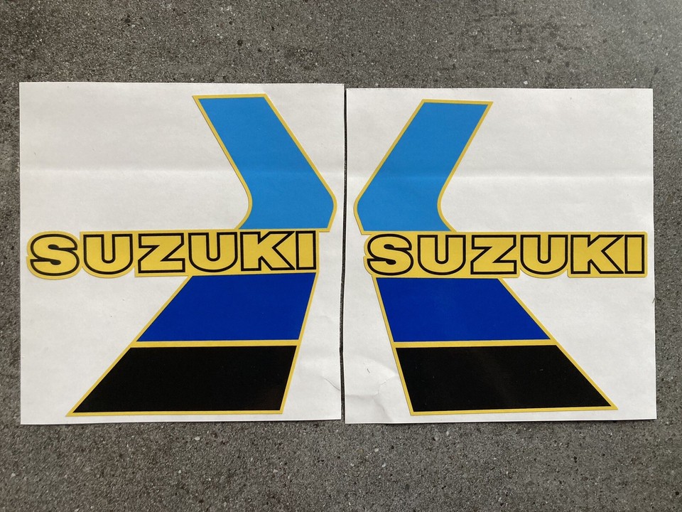 Suzuki 1984 TS250 Reproduction Decal Set / Sticker Kit / Graphics Kit ...