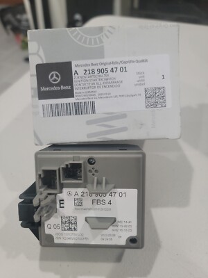 2010-2016 MERCEDES E350 DAS 4 IGNITION LOCK CYLINDER KEY SWITCH MODULE ...
