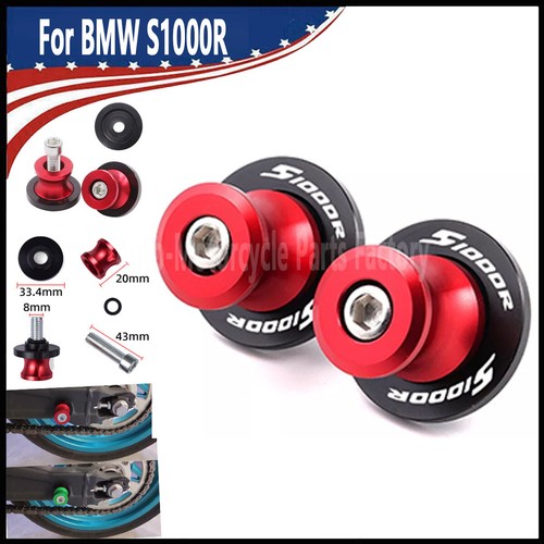 For BMW S1000R M8 Accessories Swingarm Spools Slider Stand Screws 2014 ...