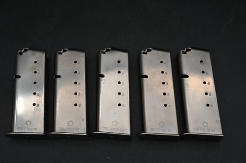 1 Star Firestar M45 45acp 6 Round Starvel stainless 1 Factory Magazine ...