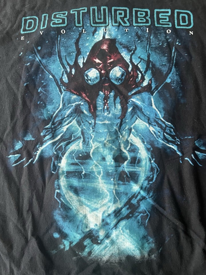 Disturbed Concert Shirt Evolution Tour 2019 Black XL see measurements | eBay