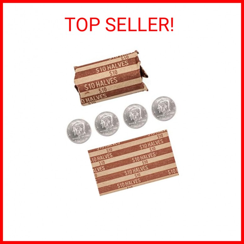 Half Dollar Coin Wrappers, 100 Flat Striped Coin Wrappers | eBay