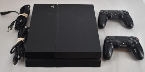 Sony Playstation PS4 w/ 2 controllers & (3) Games Tested/Works (B0174G ...