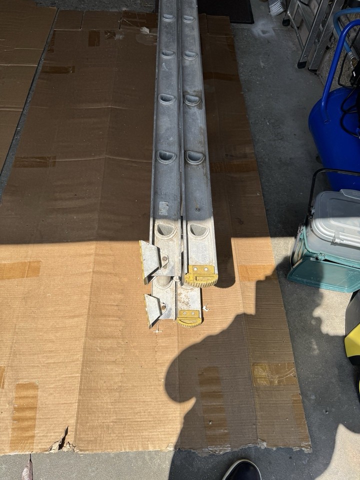 18 rung, Aluminium double section clima ladder. Buyer collects. | eBay UK