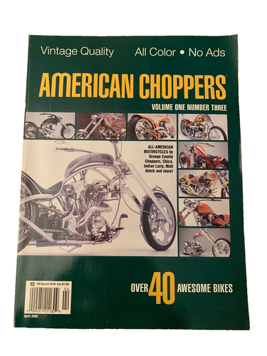 American Choppers Magazine Vol 1 Number 3 Collector's Edition by V-Twin ...