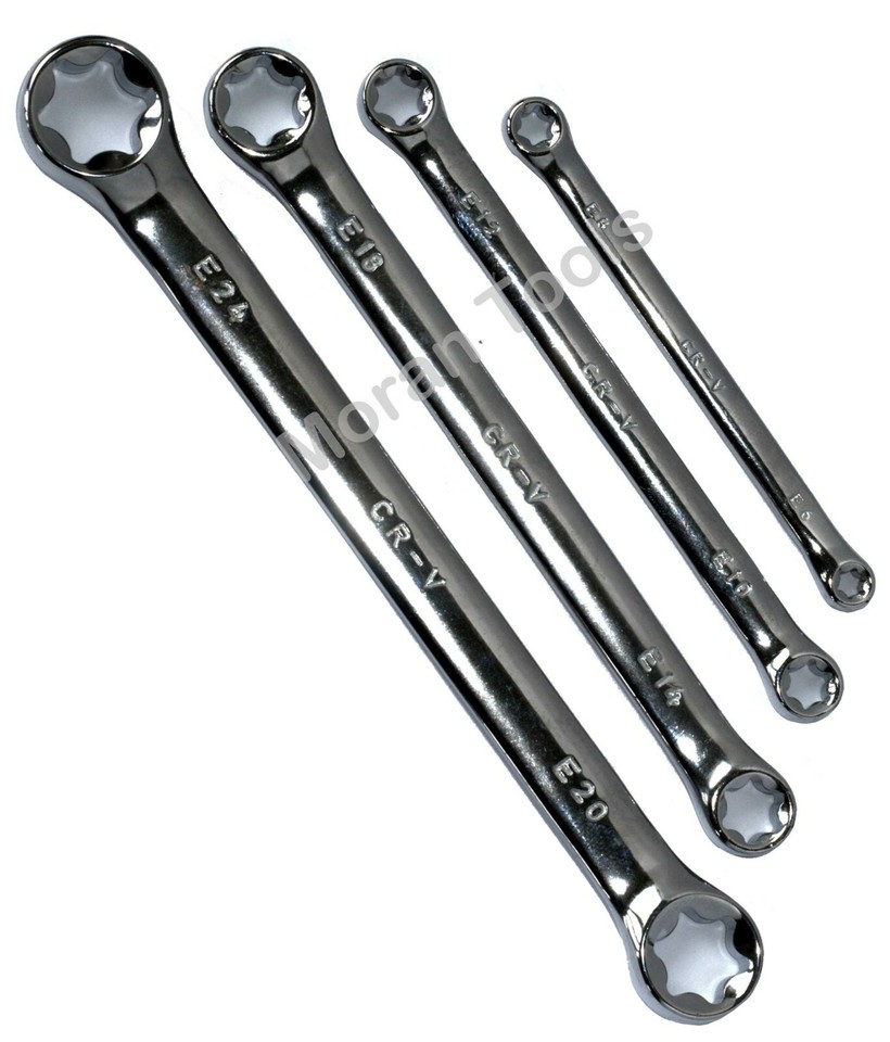 E Torx spanner set Female Ring Star Wrench Steel E6 E8 E10 E12 E14 E18 E20 E24 | eBay UK