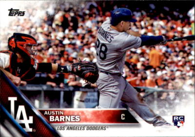 Austin Barnes 2016 Topps Update Rookie Card #US21 | eBay