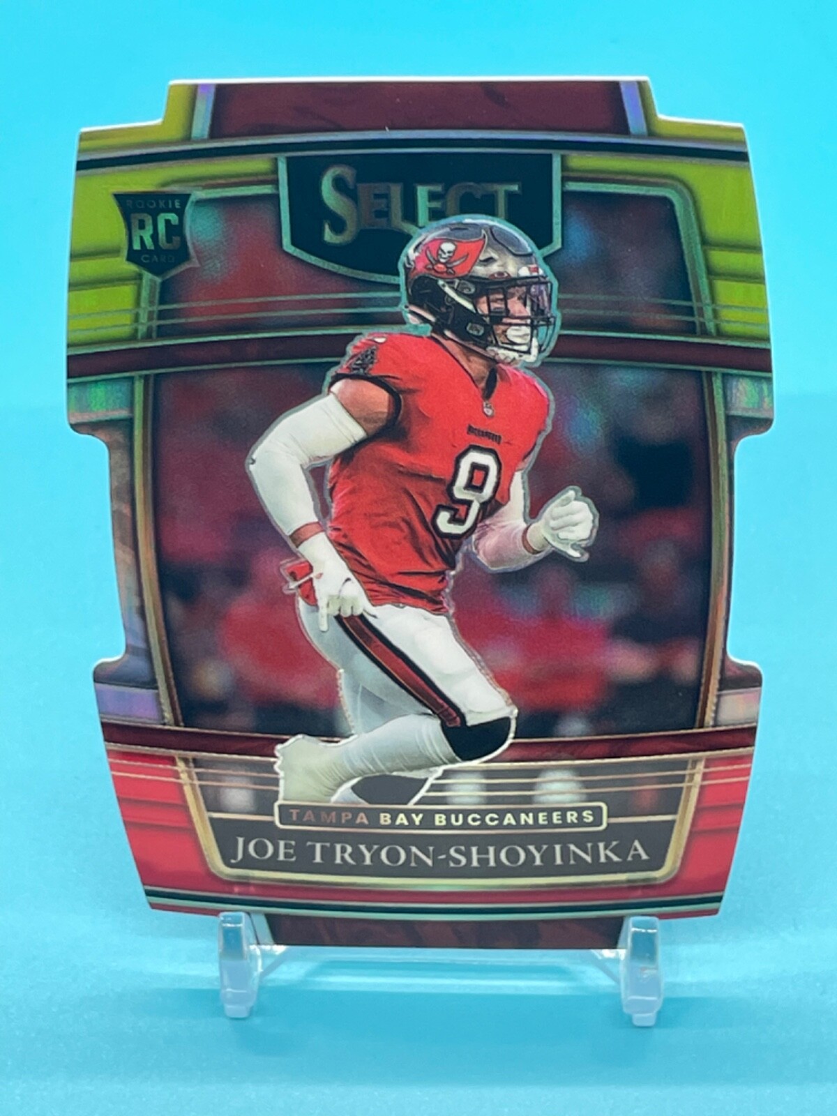 2021 Select Joe Tryon-Shoyinka Red Yellow Die cut concourse SP Rookie ...