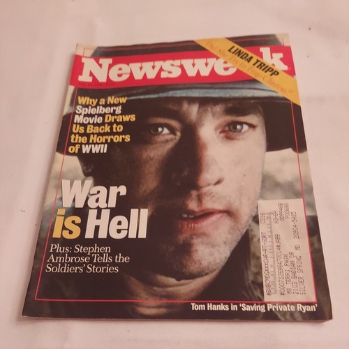 1998 July 13, NEWSWEEK Magazine, Tom Hanks In "Saving Private Ryan ...