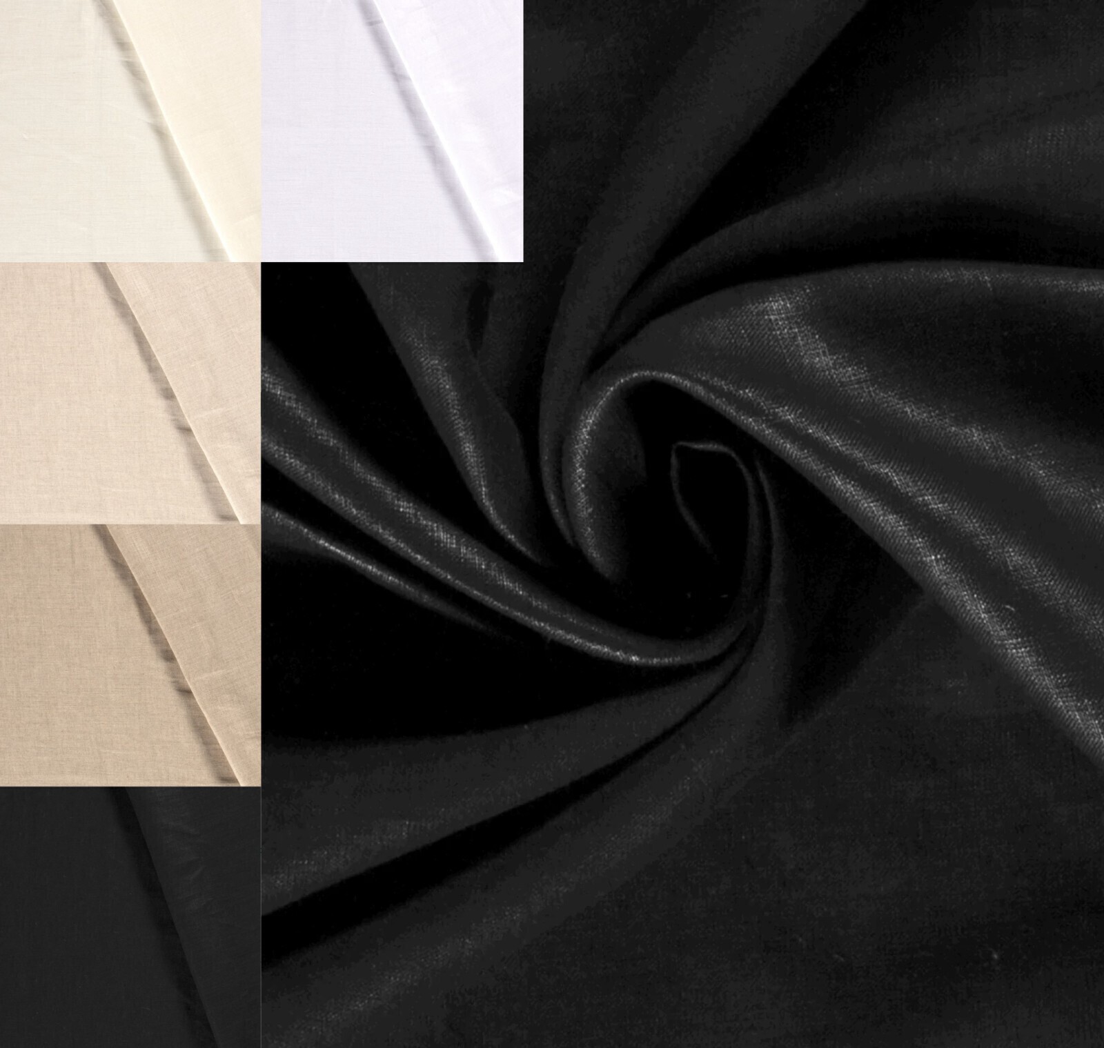 Sommerleinen Stoff Meterware - Reinleinen, 100% Leinen, Leinenstoff *ab ...