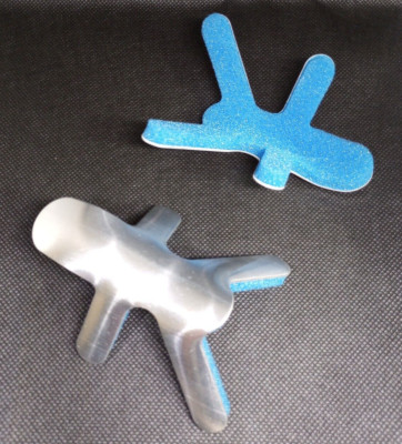 ProCare Finger Splint Adult LARGE Bendable Prong Closure Left or Right ...