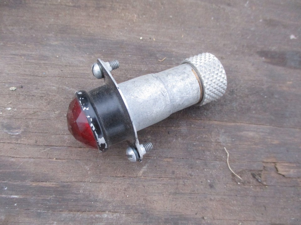 Vintage Jeweled Rat Rod DASH ? Marker Signal Light Reflector | eBay