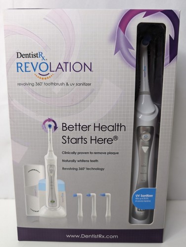 Revolation Revolving 360° Power Toothbrush and UV Sanitizer Dentist New ...