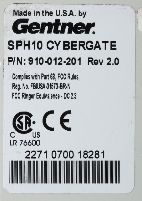 Gentner SPH10 Analog Hybrid Broadcast Interface for sale online | eBay