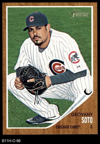 2011 Topps Heritage #66 Geovany Soto Cubs 8 - NM/MT | eBay