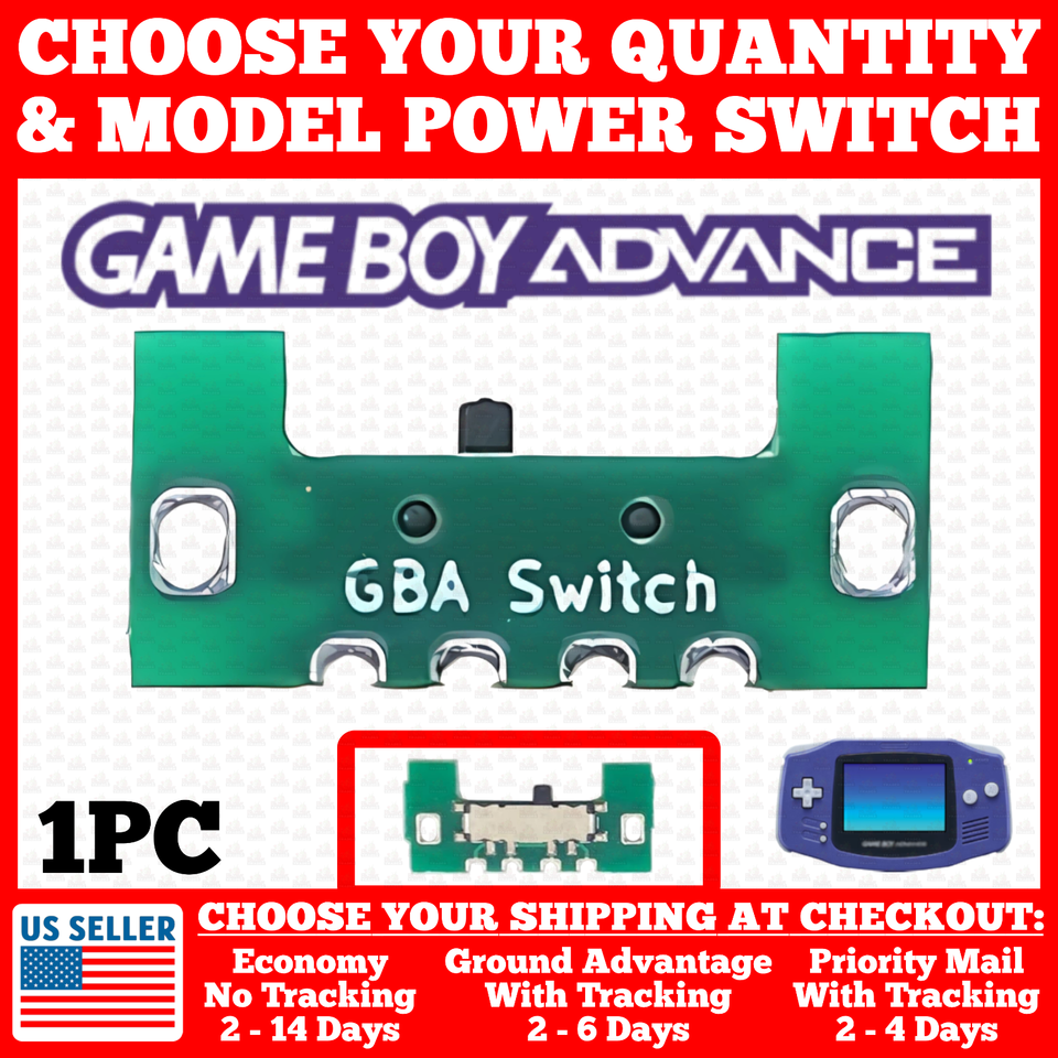 Power Switch Board For Nintendo Game Boy/Pocket/Color/Advance/GB/GBA/SP ...