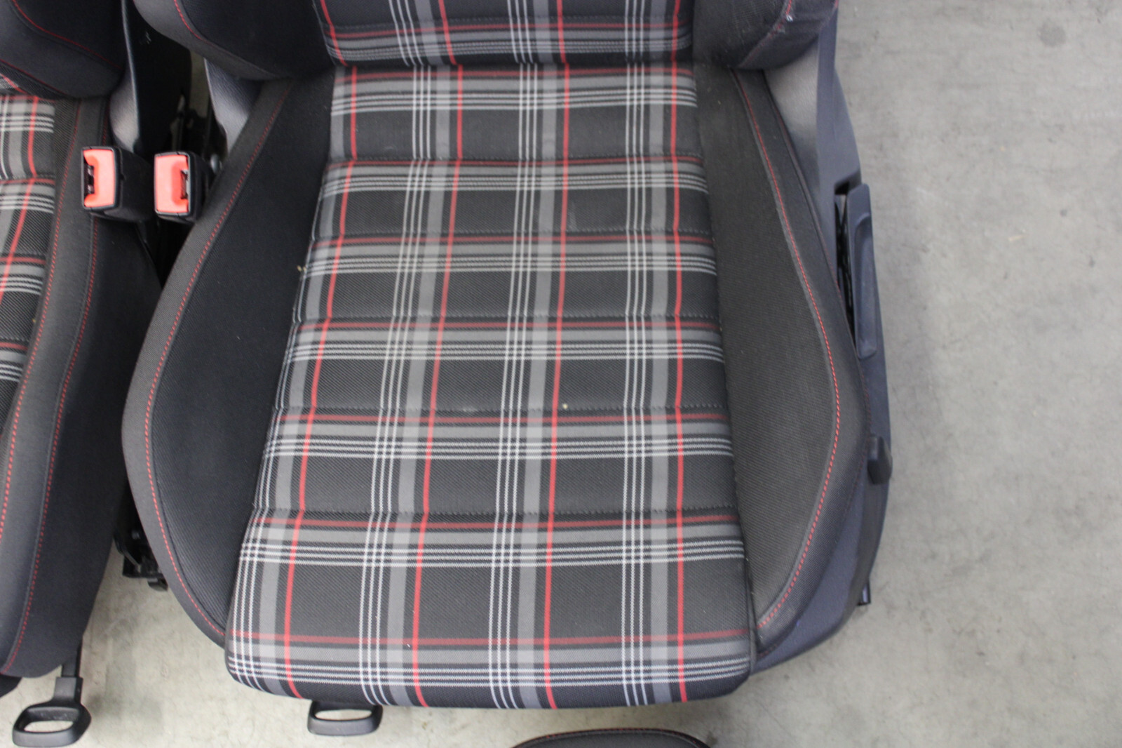 MK7 VW GTI Plaid Clot Seats Front Rear Seat Set 4 Door Oem 2018-2021 | eBay