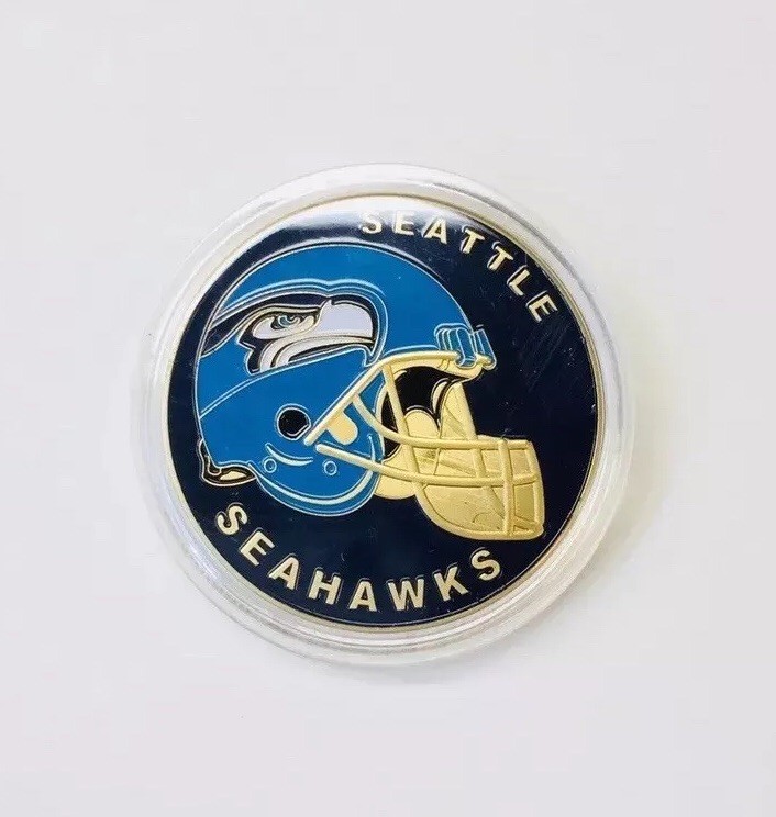NFL Seattle Seahawks Commemorative Collectible Challenge Coin Poker ...