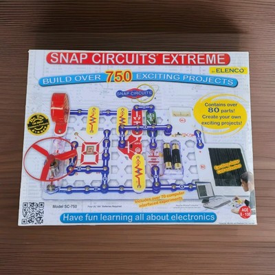 Elenco Electronics Snap Circuits Extreme 750 Experiments Kit (SC750 ...
