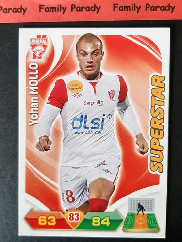 Yohan Mollo Superstar 174 Nancy Carte Panini Adrenalyn Foot France L1 ...