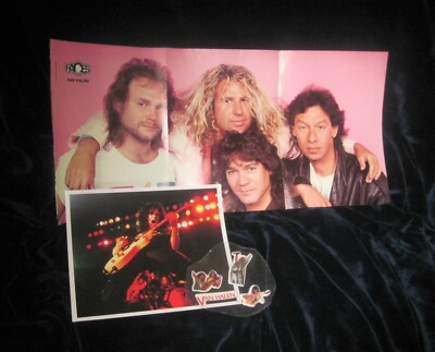 Van Halen LIVE CONCERT, SHOT, PUFFY STICKERS, EVH VINTAGE | eBay